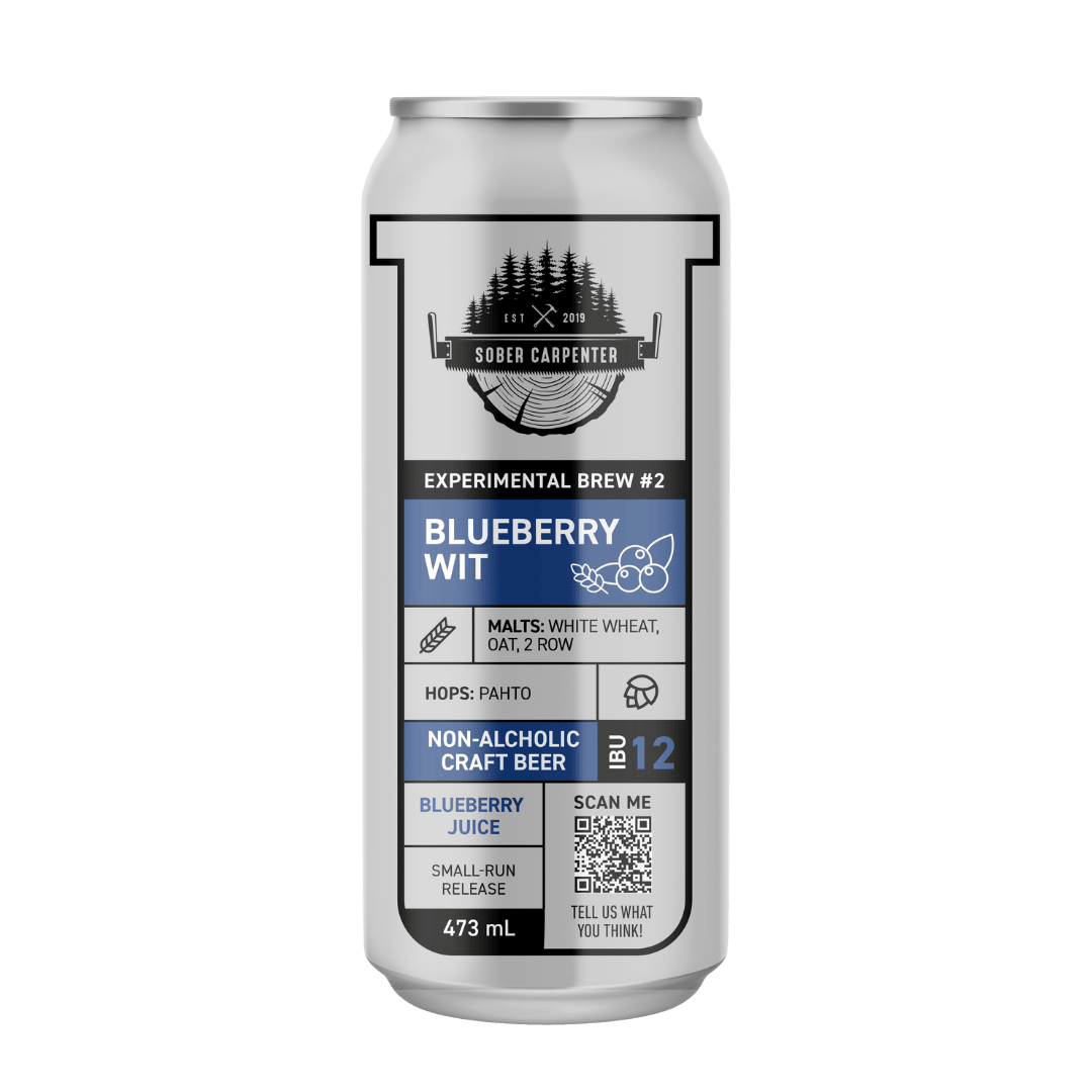 Non-Alcoholic Beer | Sober Carpenter Blueberry Wit *Limited Edition ...