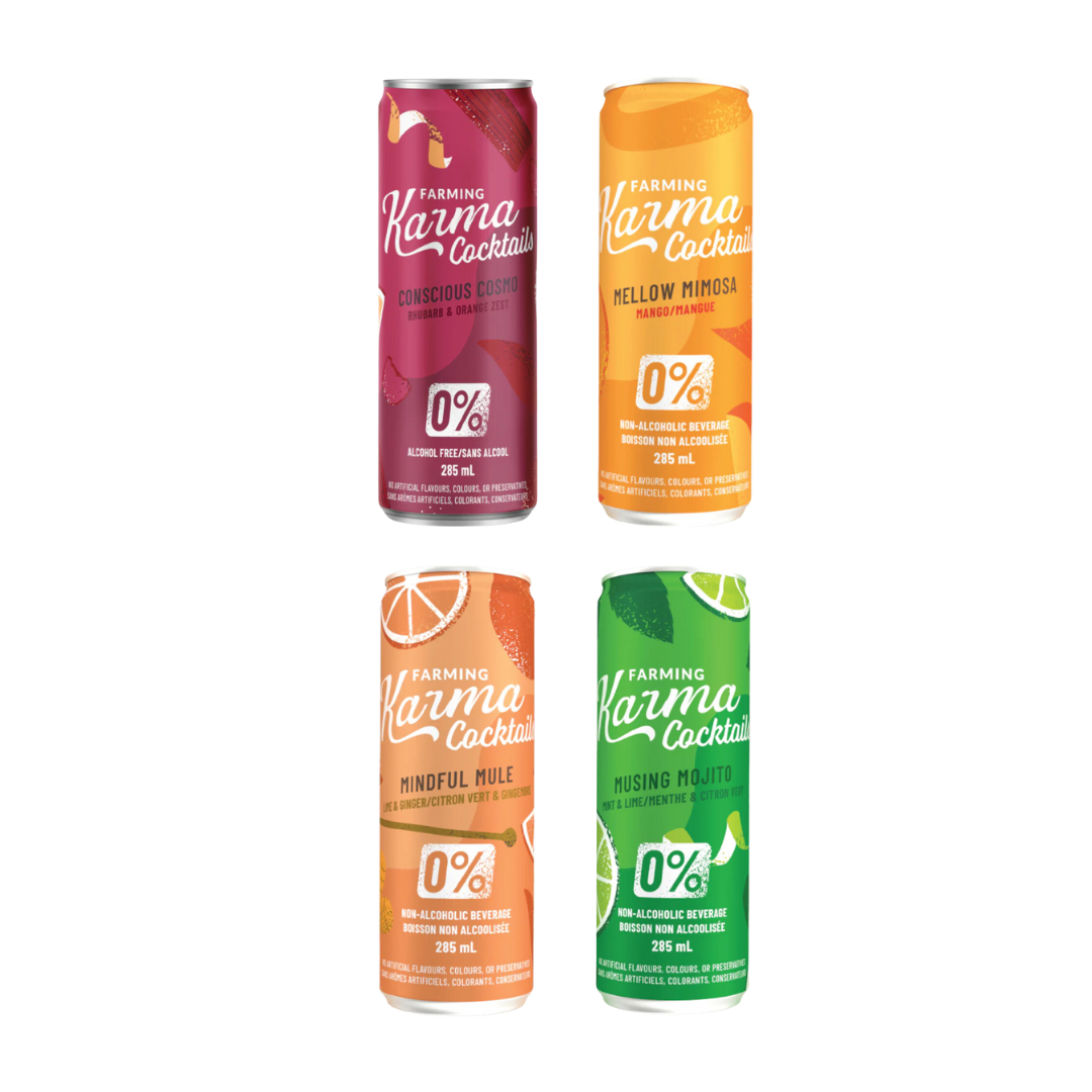 Non-alcoholic spirits - Farming Karma - Variety Pack (4 Pack) – Upside ...
