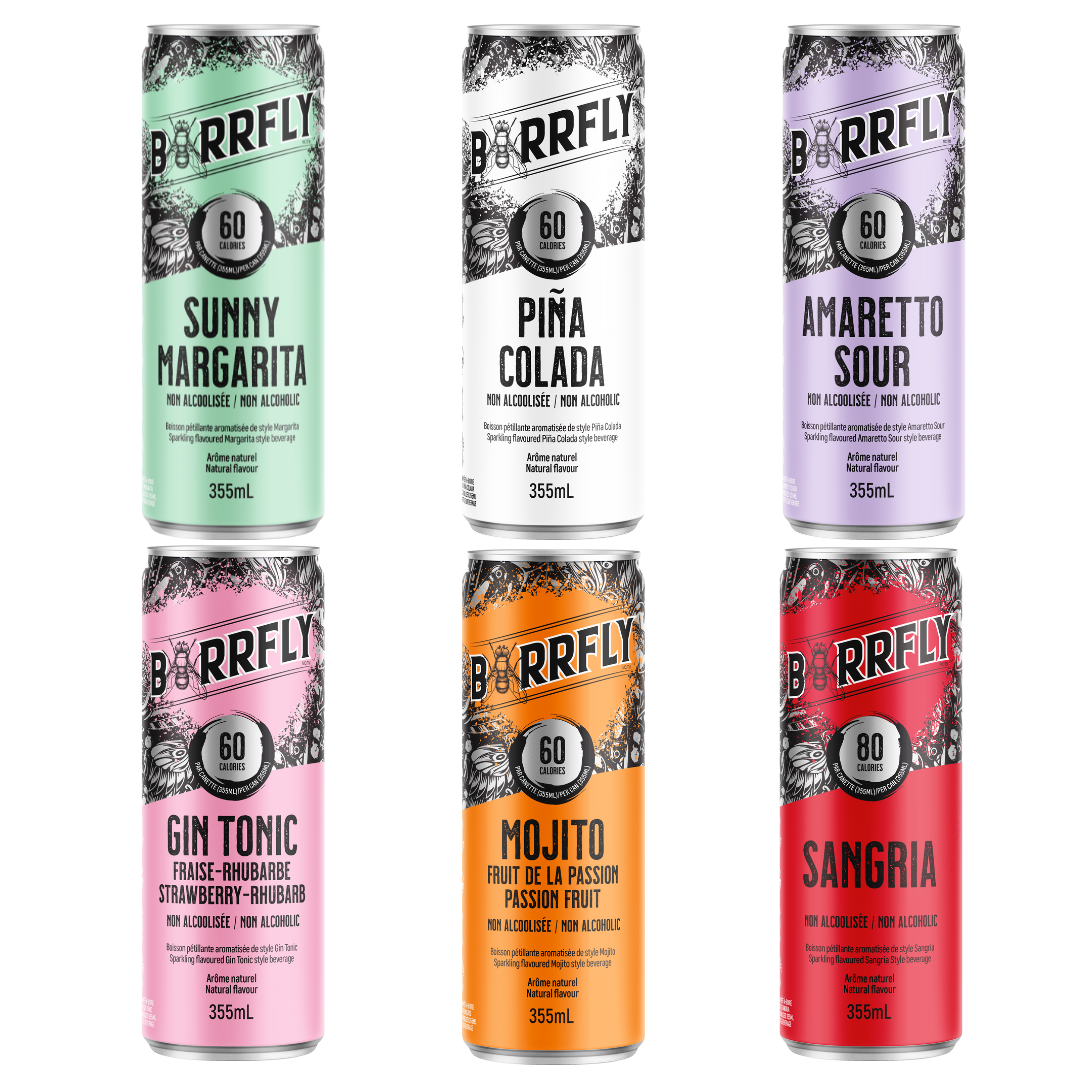 Non-alcoholic spirits - Barrfly - Variety Pack (6 Pack) – UpsideDrinks.ca